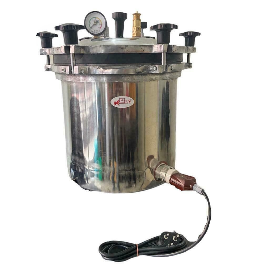 Autoclave 24L Electric Portable Stainless Steel High Pressure Steriliz ...