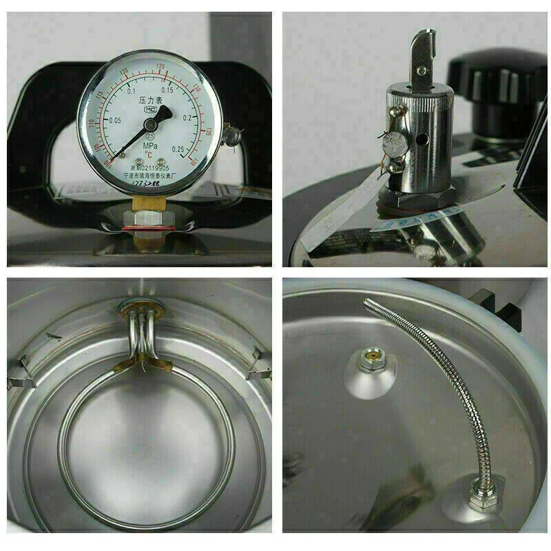 Portable Autoclave 24L Stainless Steel High-Pressure Sterilizer | SciMed