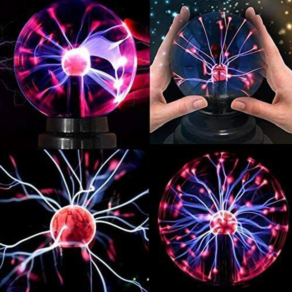 Activated Electric Plasma Ball Static Light Ball Sphere Lamps Glowing ...